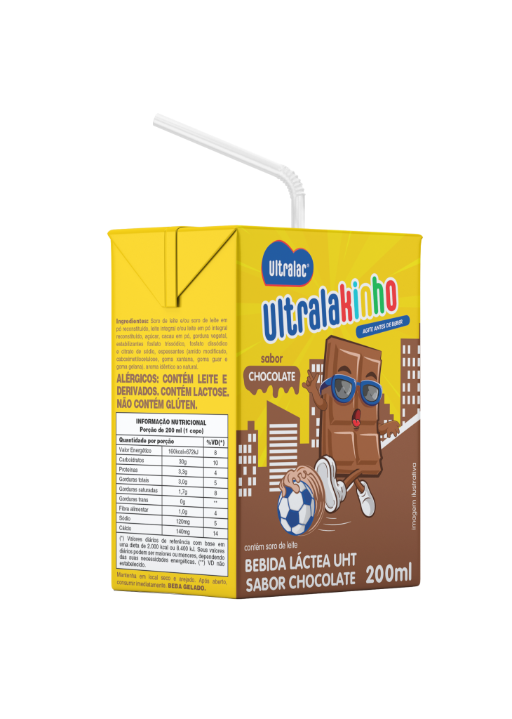 Bebiba Láctea UHT Chocolate 200ml Ultralac – Rialac