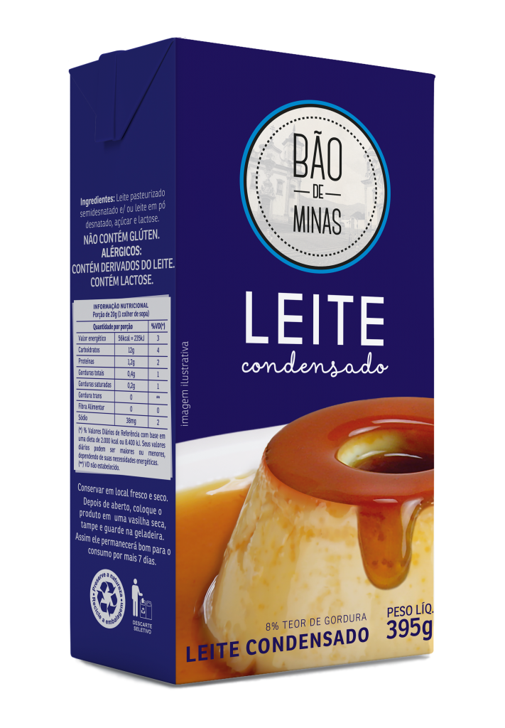 Leite Condensado 395g Bão de Minas – Rialac