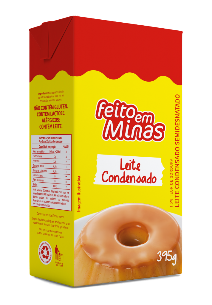 Leite Condensado 395g Feito em Minas – Rialac